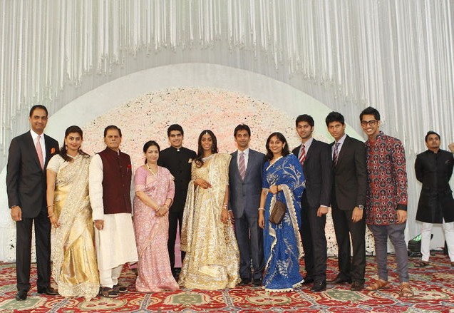 TSR Grand Daughter Mallika Reddy Wedding Reception Stills | Telugu Movies