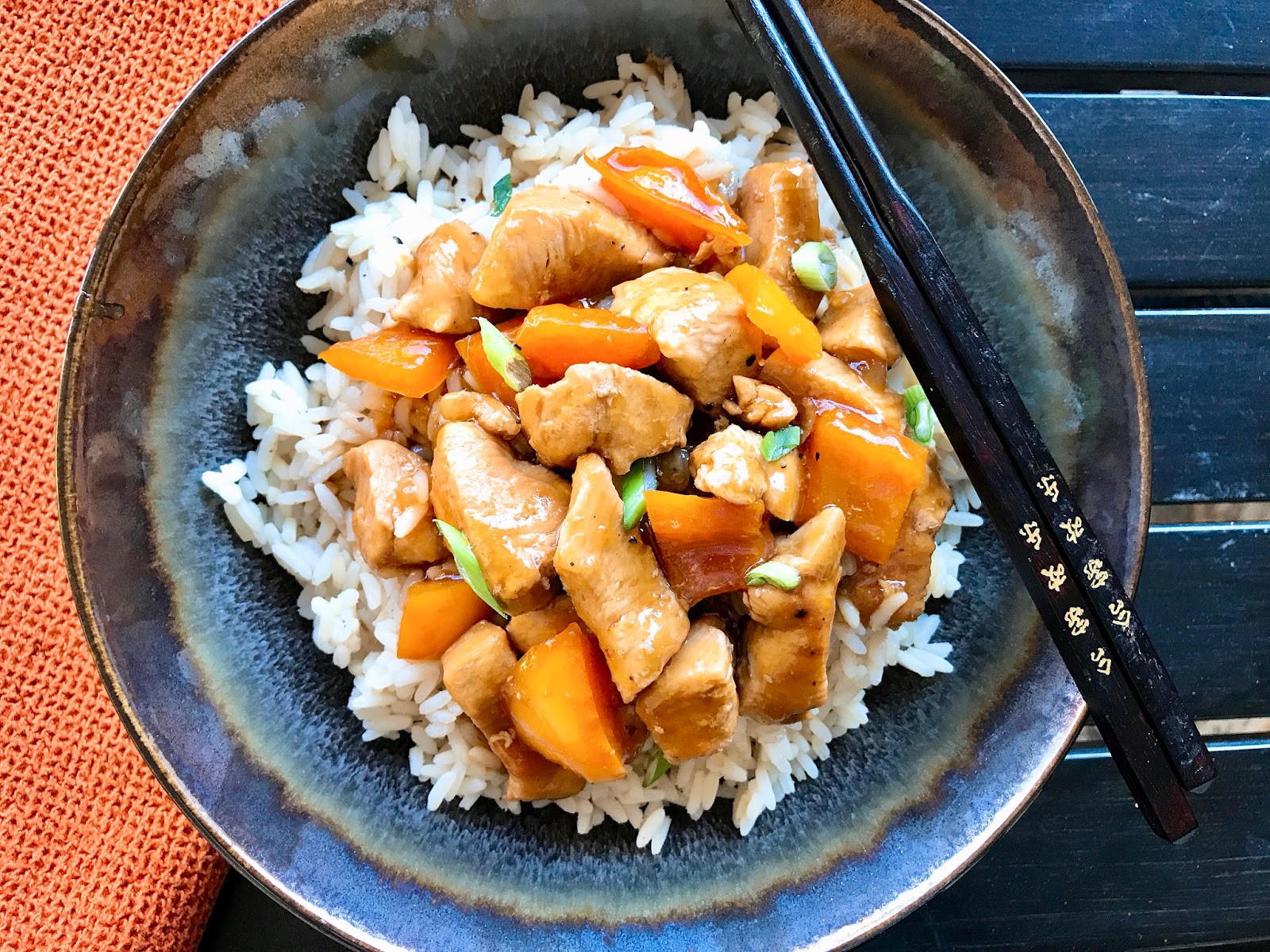 Ponzu Glazed Chicken and Rice