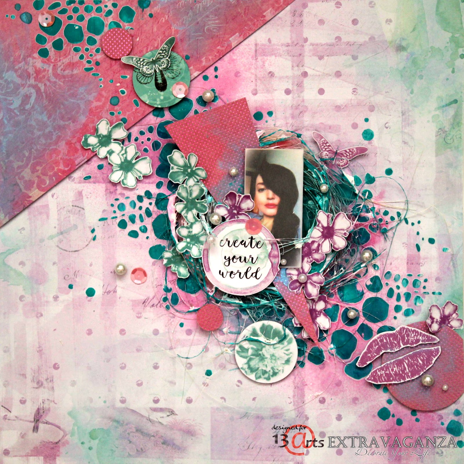 13 arts: Layout "Create your world"