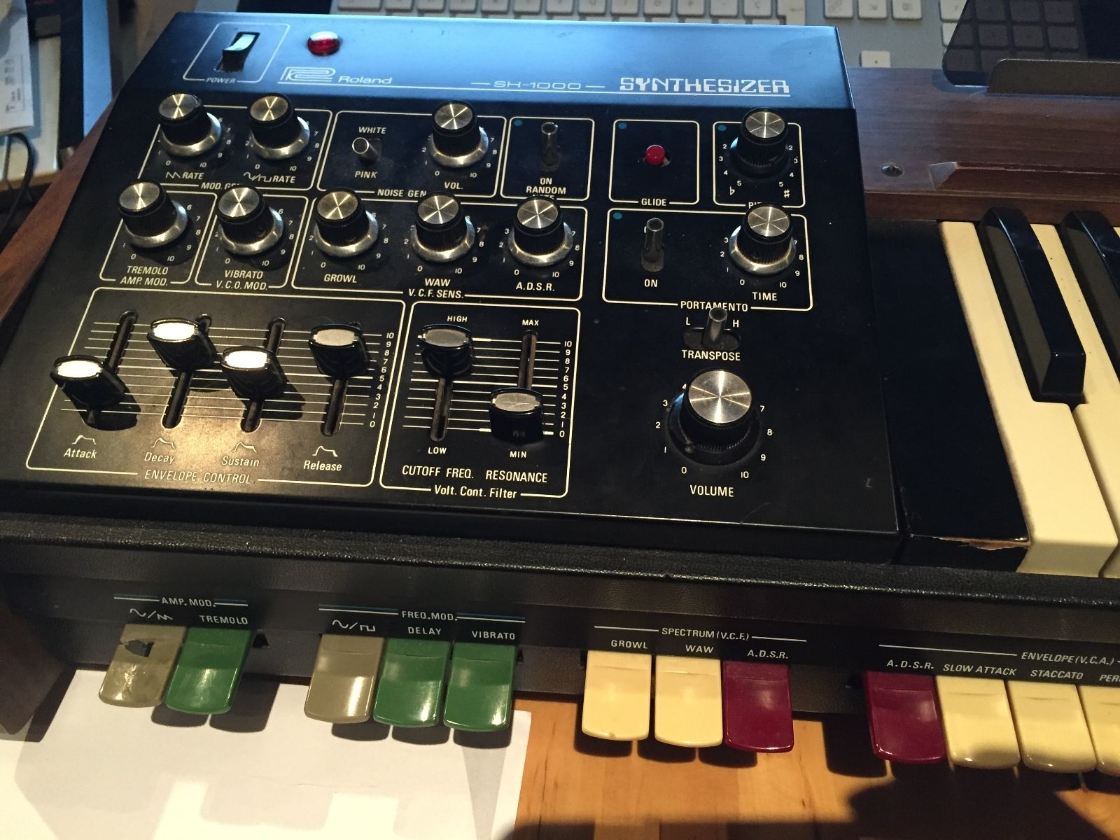 MATRIXSYNTH: Roland SH-1000 Vintage Analog Synthesizer