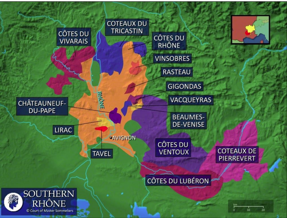 The World of Wine Review: Unit 2 – Day 6: The Rhône Valley to Provence