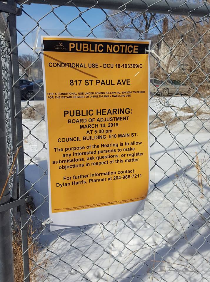 West End Dumplings: The city needs to change those awful zoning notice ...