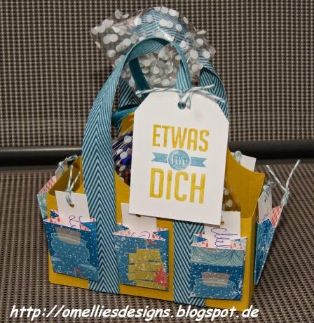 Omellie's Designs: Kleine Tasche zum Abschied für unseren Postboten