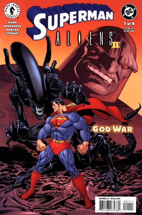 POP CULTURE SHOP: SUPERMAN VS ALIENS #1 COMIC BOOK SCIFI ALIEN ...