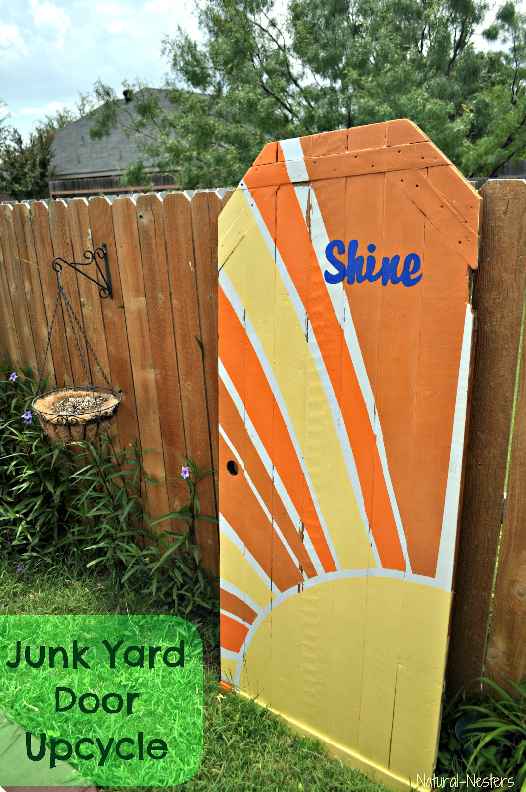 Natural Nesters: Upcycled Junk Yard Door