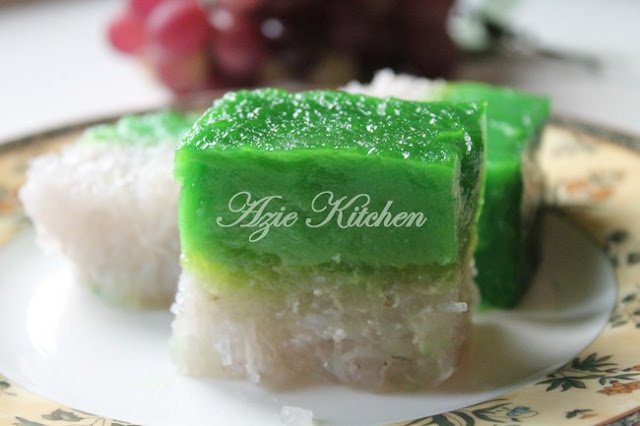 Kuih Talam Tokyo Yang Sedap - Azie Kitchen
