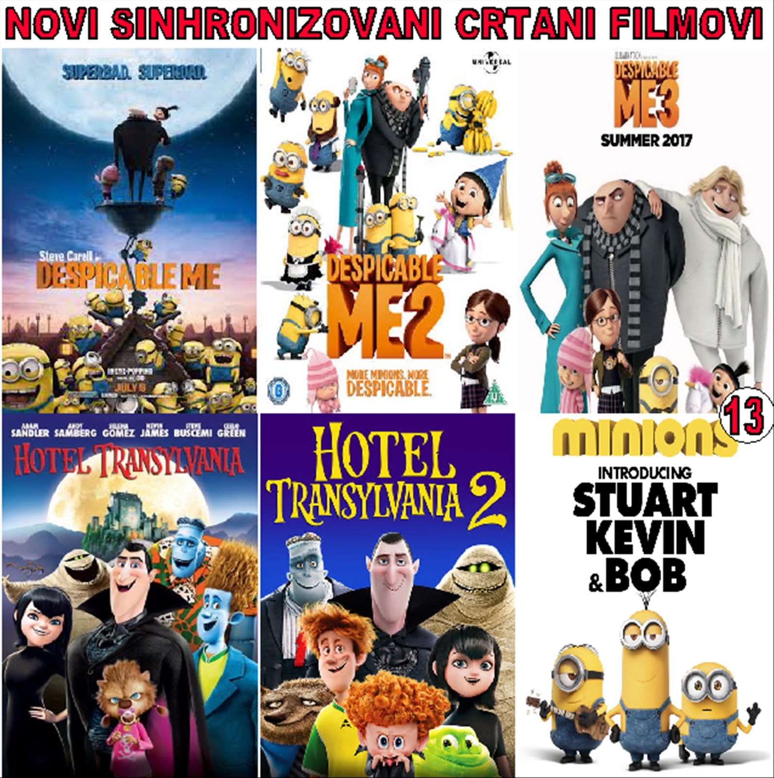 Sinhronizovani crtaći: NAJNOVIJI CRTANI FILMOVI SINHRONIZOVANI