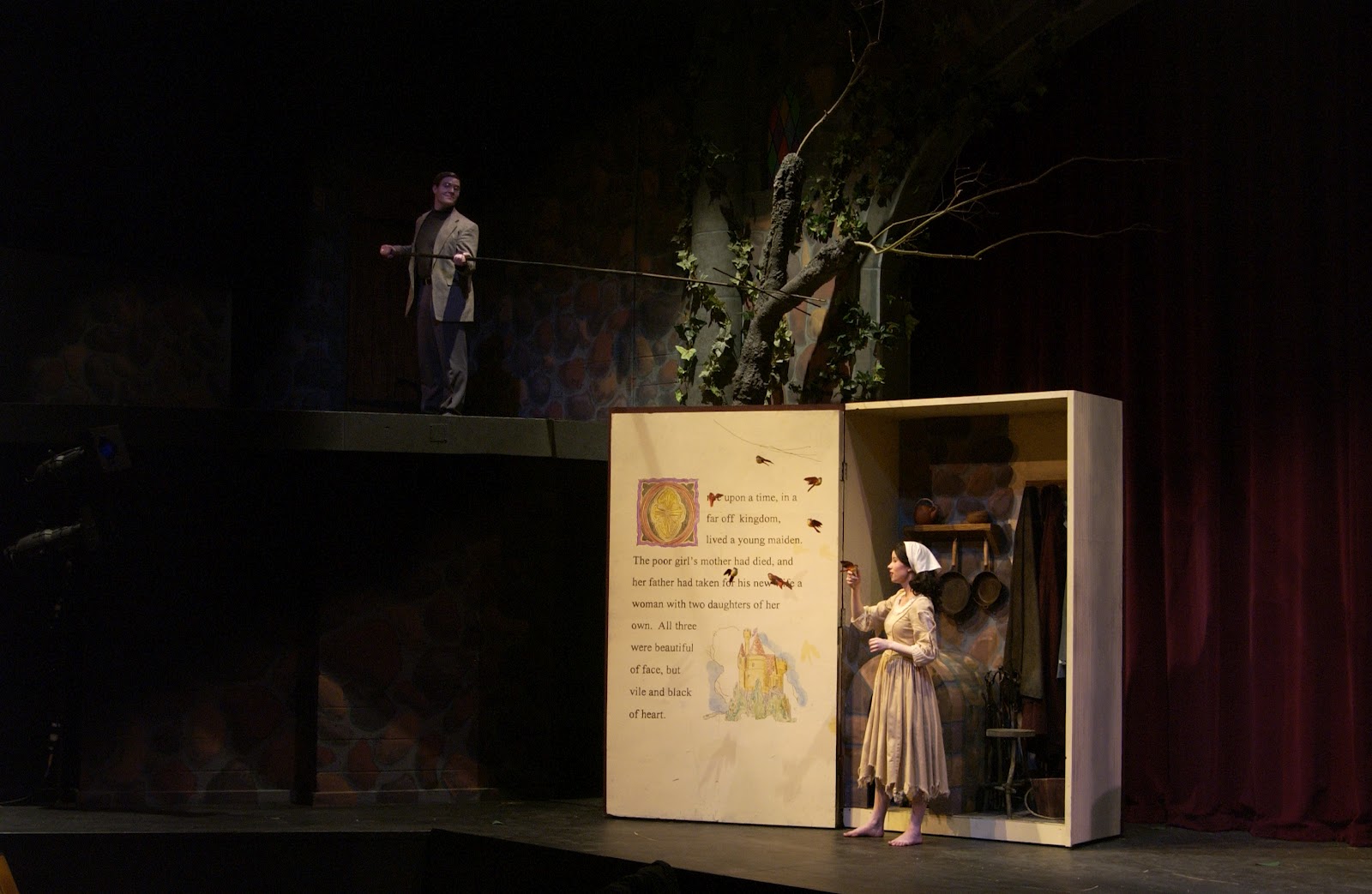 Into The Woods Broadway Set