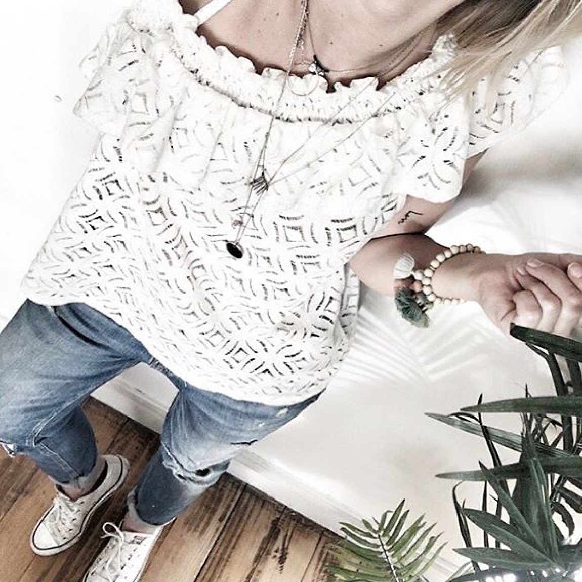 Lindeza H&M do dia: Top Renda - ZAREAR