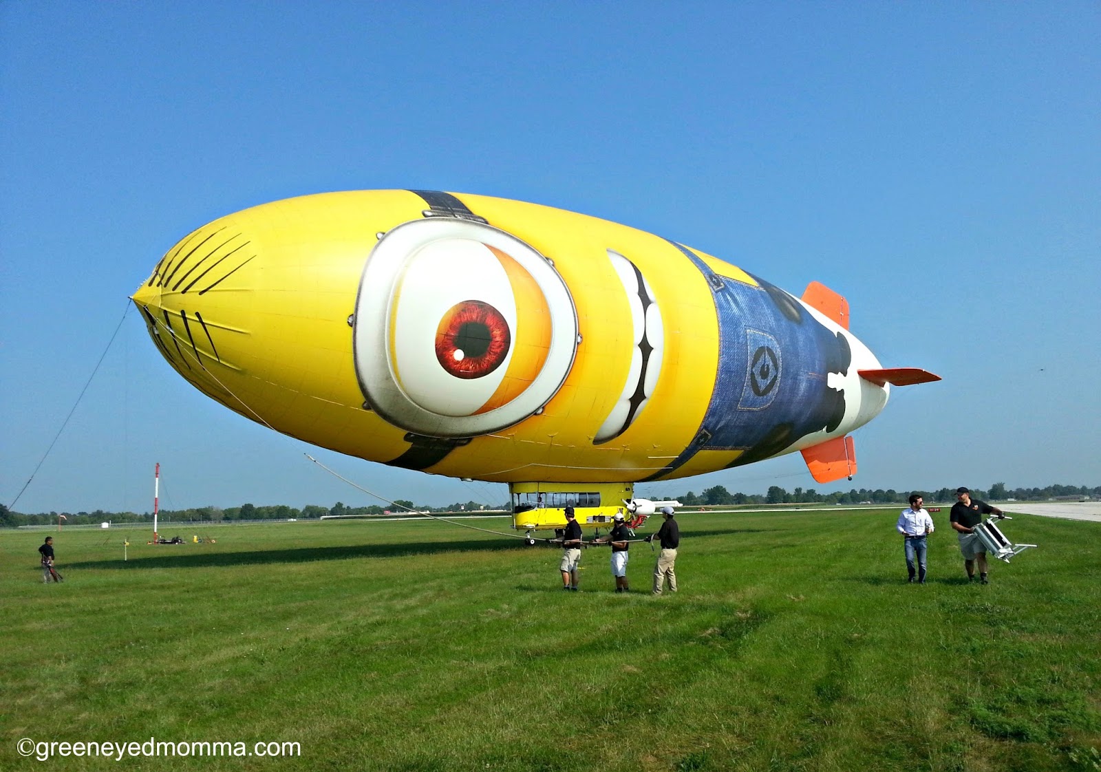 Minion Takes Flight Over St. Louis #Despicablimp