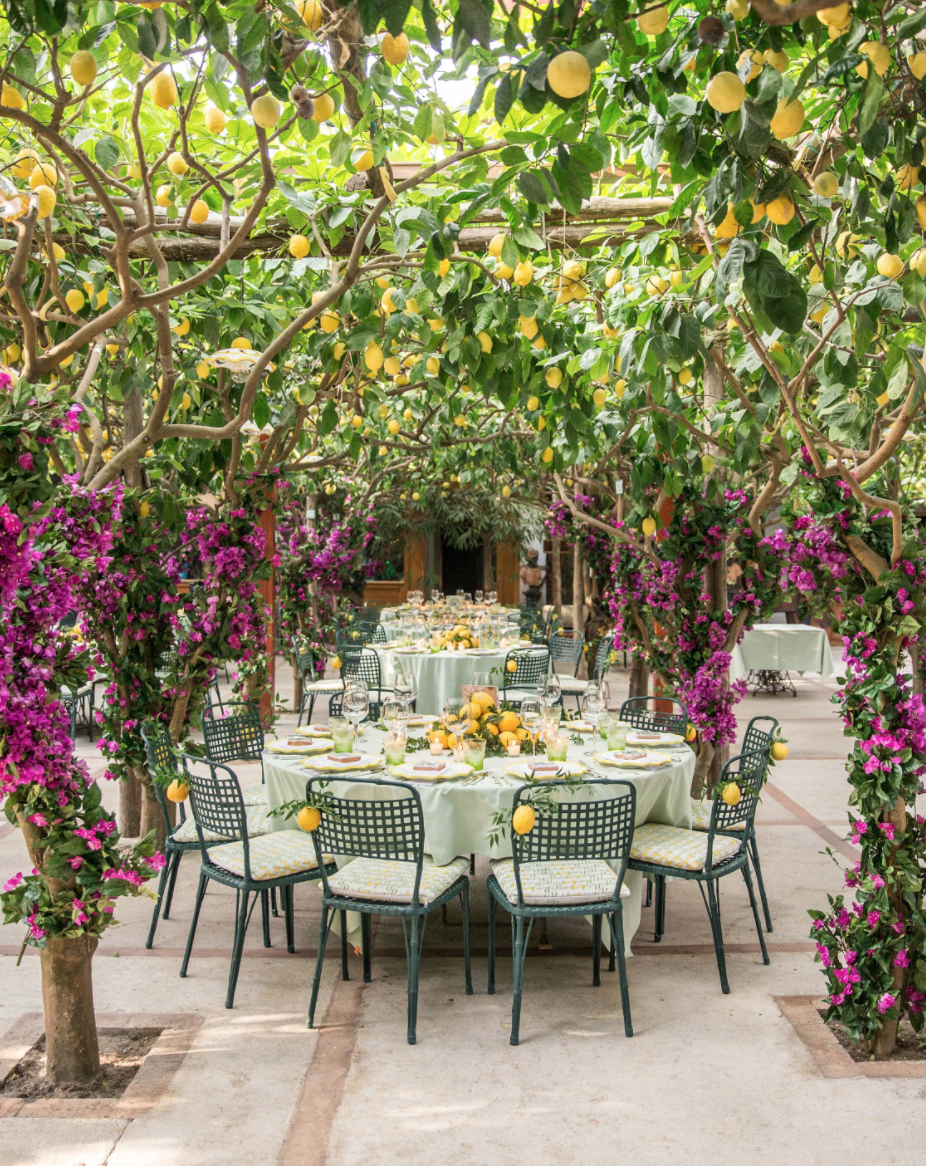 Luxury Capri (Italy) event destination and event planning design photos