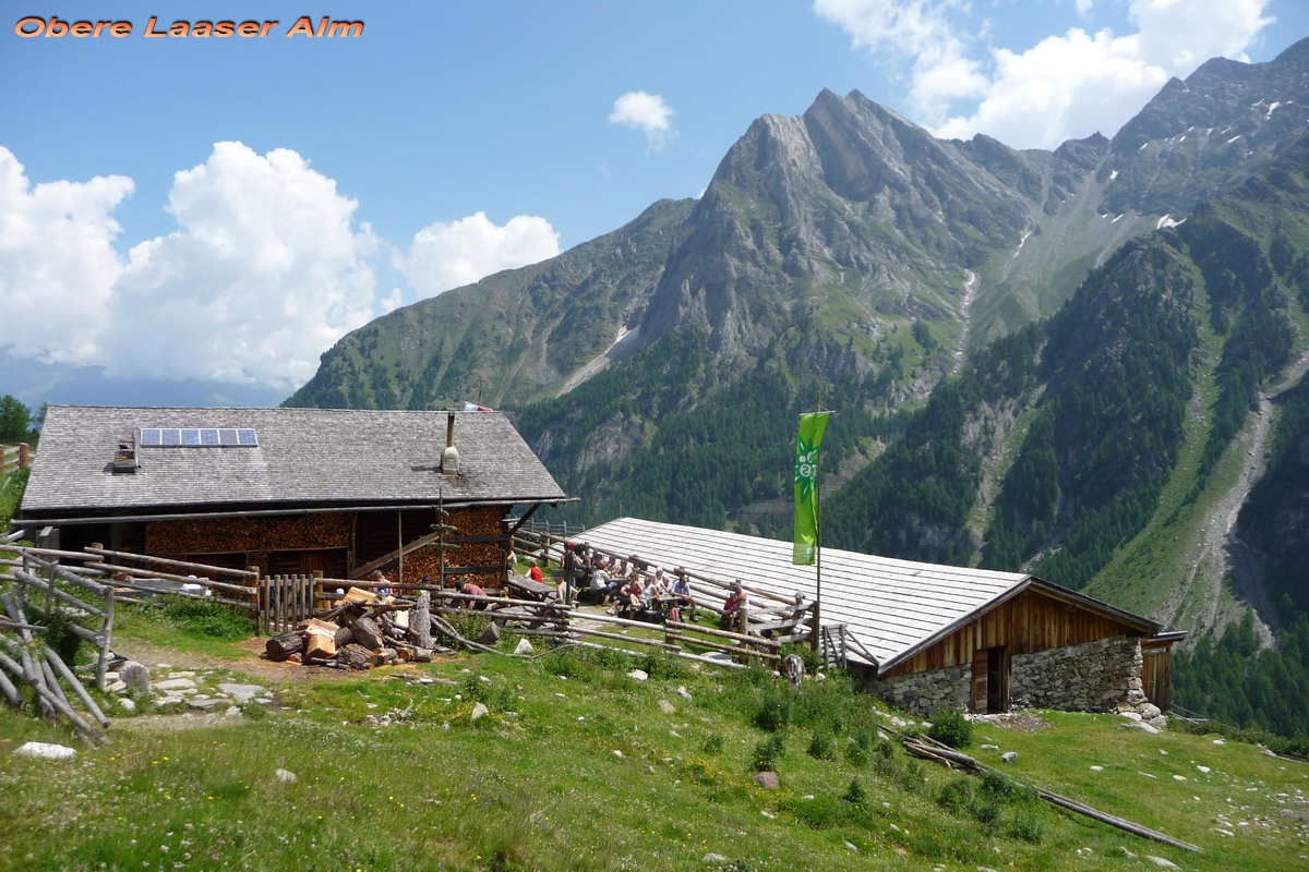 Fernando Gardini: Malga Lasa di Sopra (Obere Laaser Alm)