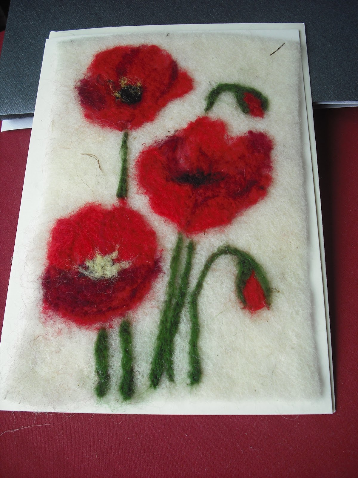 Wool - n - Art: Needle-felt Poppies