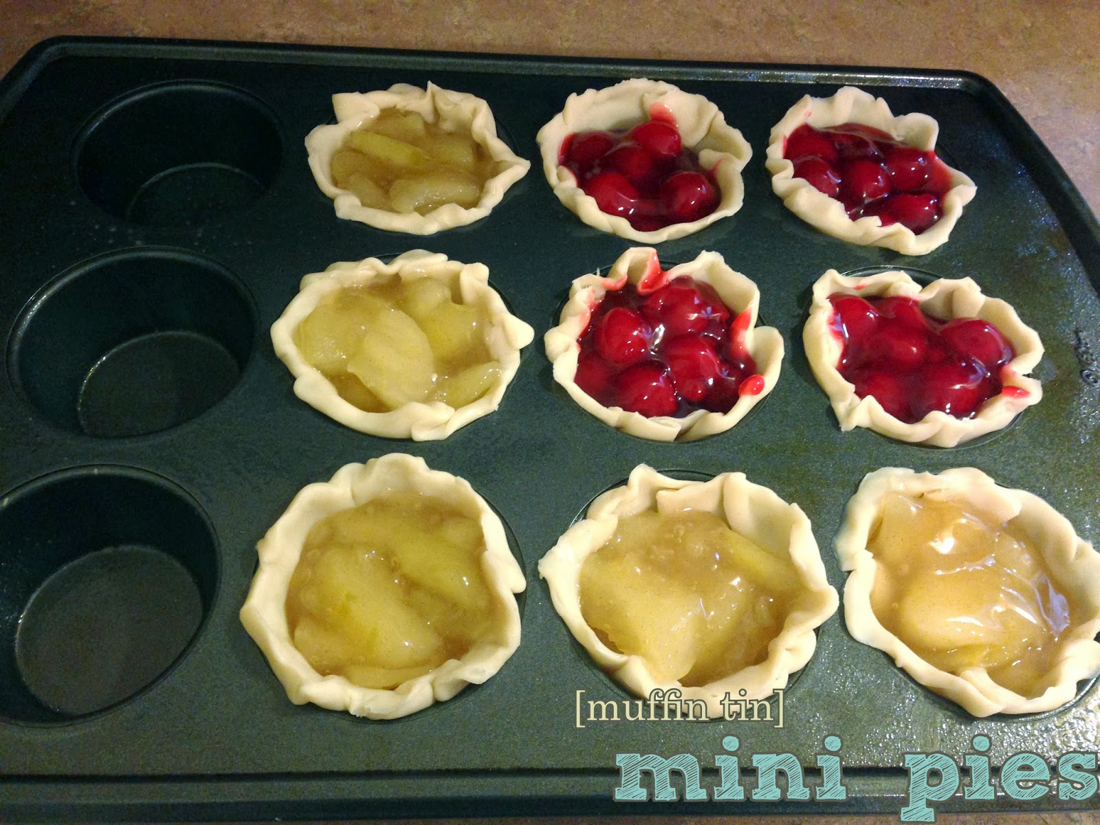 the copper coconut: Muffin Tin Mini Pies