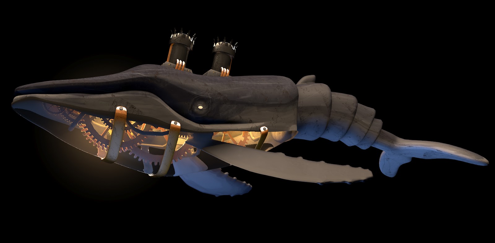 Art of David Giordano: Steampunk Sea Life