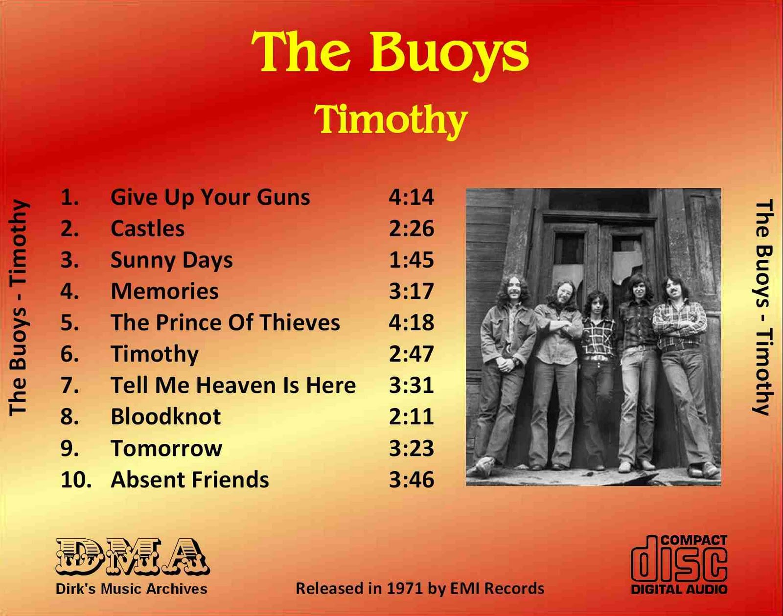 SAM1957: The Buoys - Timothy (1971) (US)