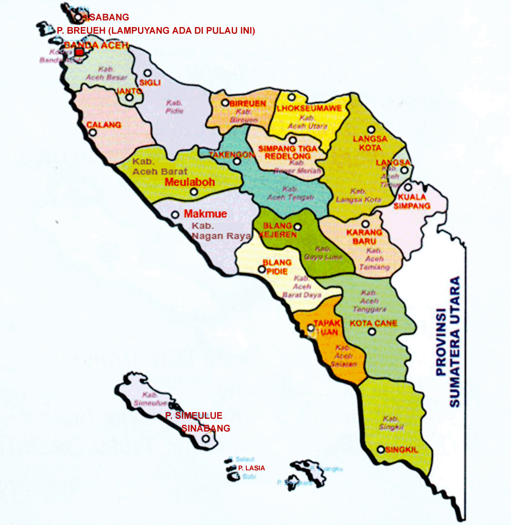 PETA-LAMBANG-DATA & PROFIL PROVINSI NAD - freewaremini
