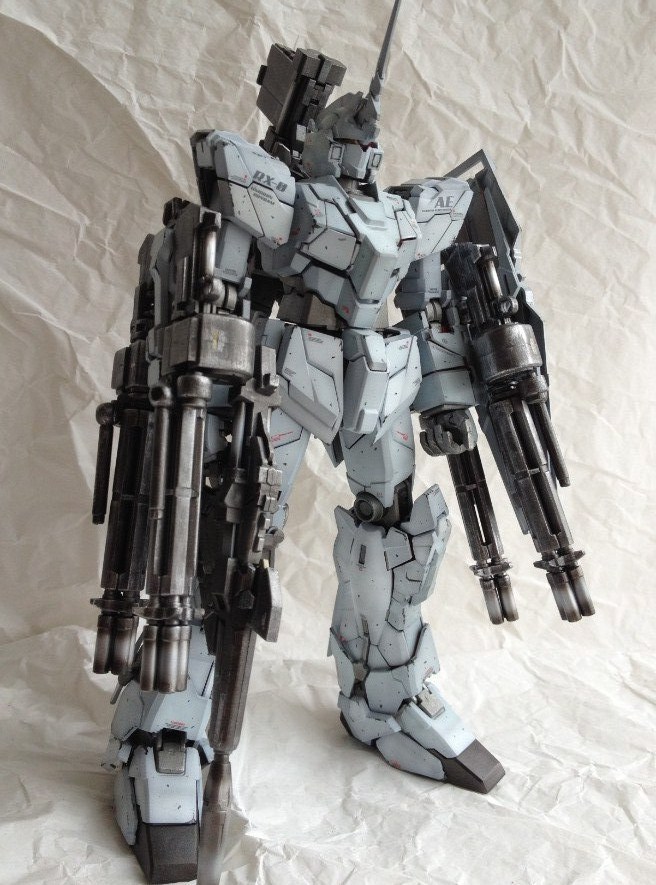 GUNDAM GUY: 1/100 Unicorn Gundam [Unicorn Mode] Battle Damage Version ...