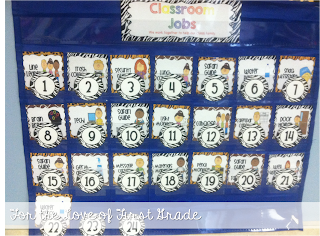 For the Love of First Grade: Student Jobs in the Classroom