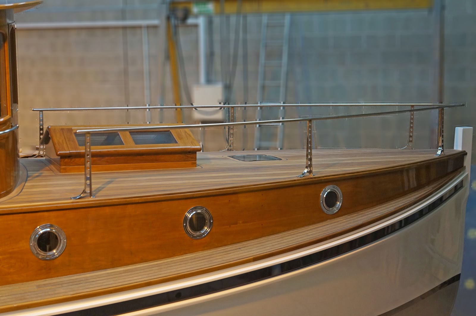 Australian Boat Restoration: Bow Handrails