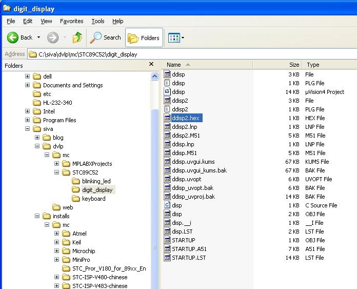 my adventures in electronics: Programming a STC (89C52) microcontroller