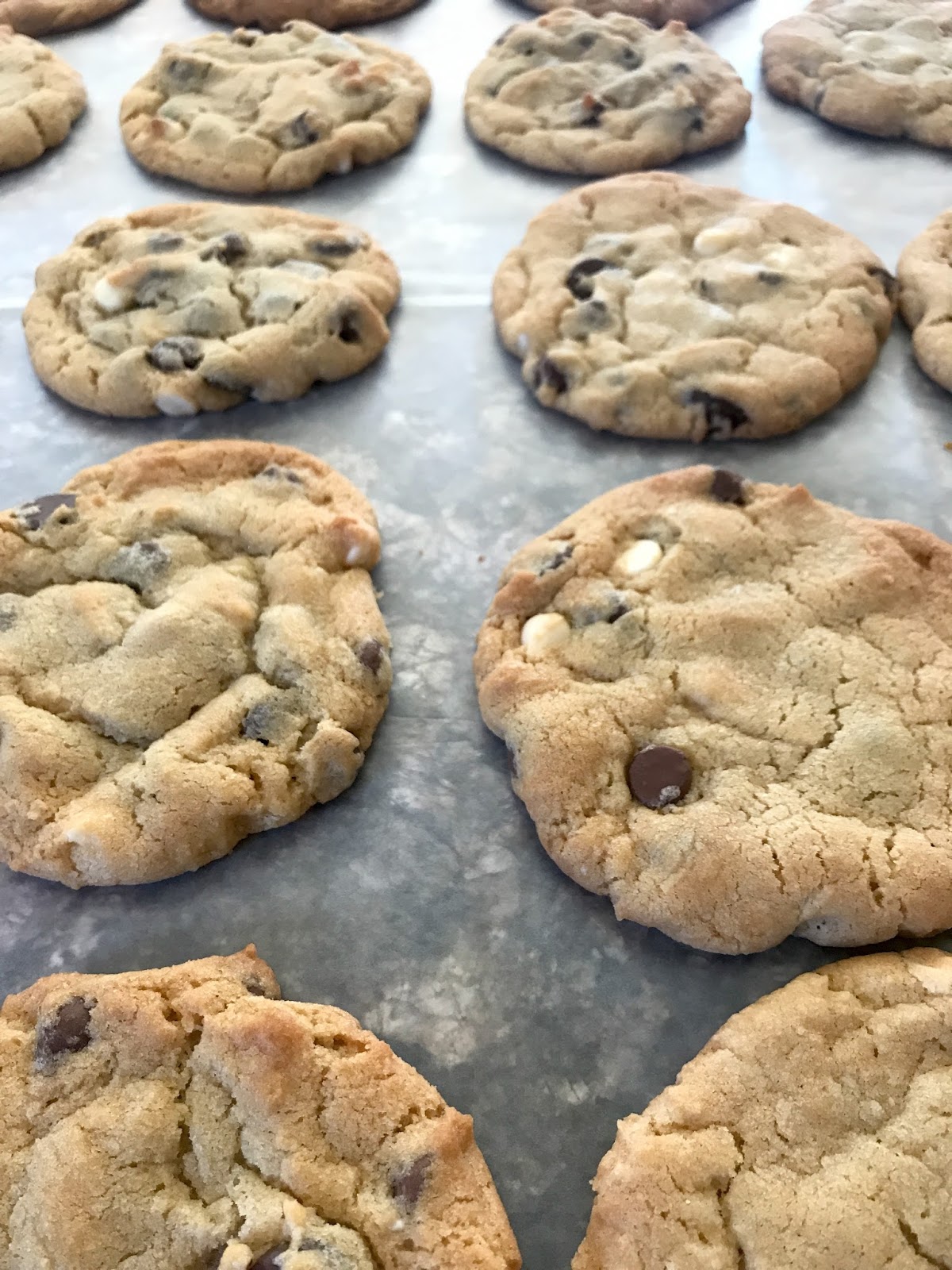 Living on Cloud Nine: JUMBO 3 CHIP COOKIES