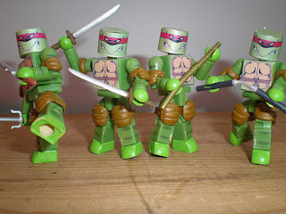 Dinosaurs in F-14s: Minimate Customs: Teenage Mutant Ninja Turtles