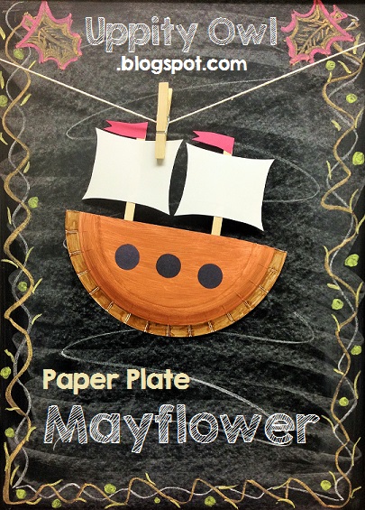 Uppity Owl: Paper Plate Mayflower Craft Kit by Uppity Owl