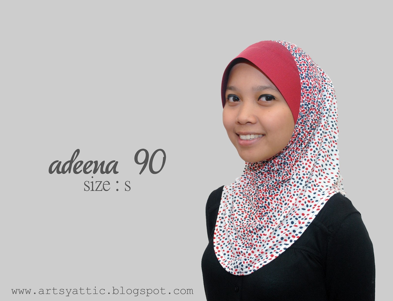 Artsy Attic: Adeena Instant Hijab #12