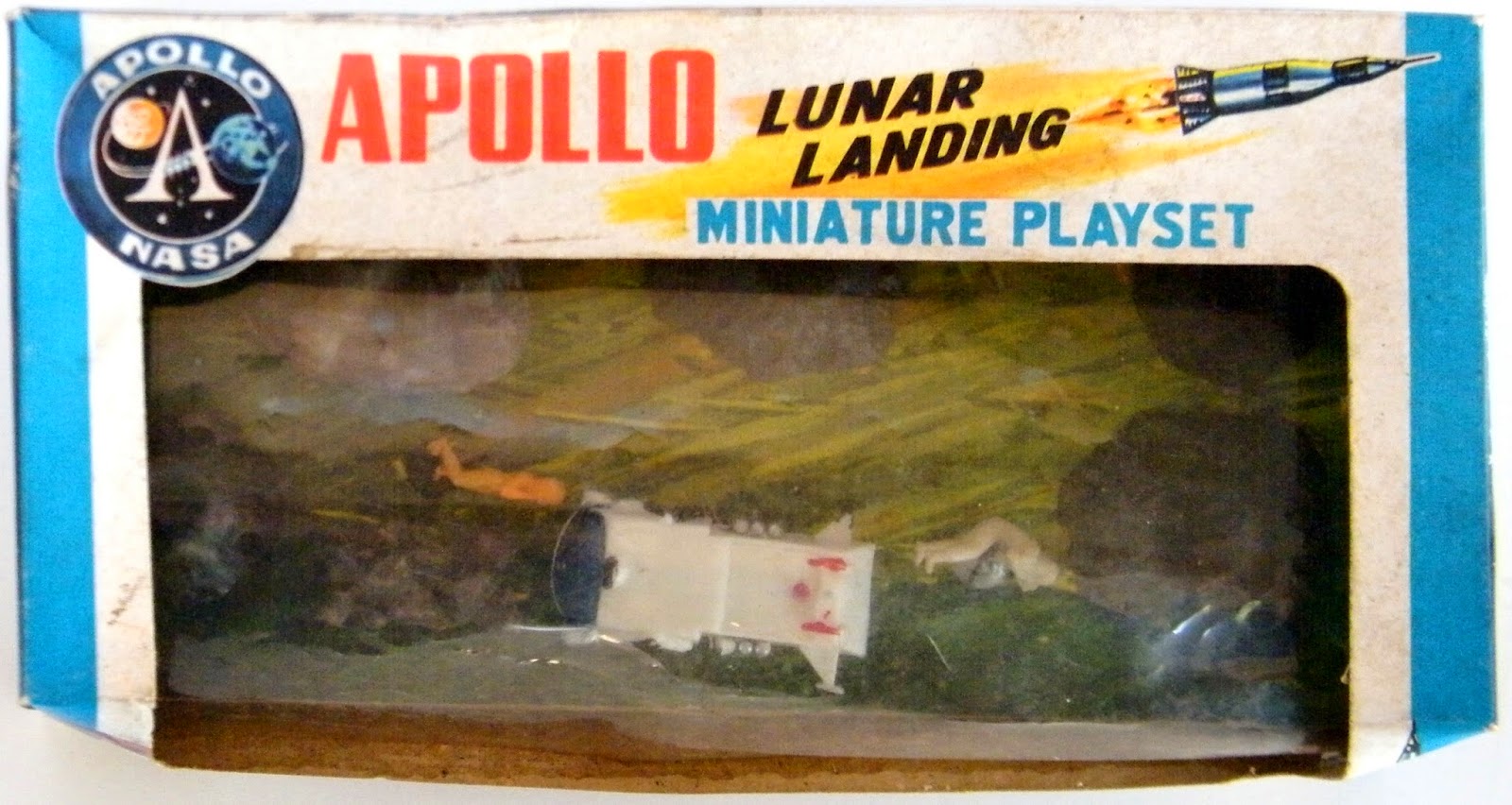 Toys and Stuff: Marx Apollo Lunar Landing Miniature Playset