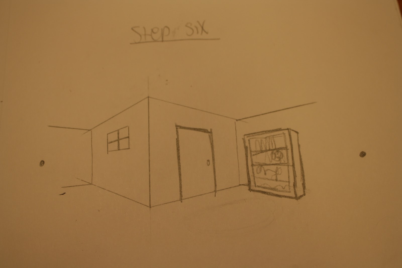 The College Life: How to Draw a Two Point Perspective Room