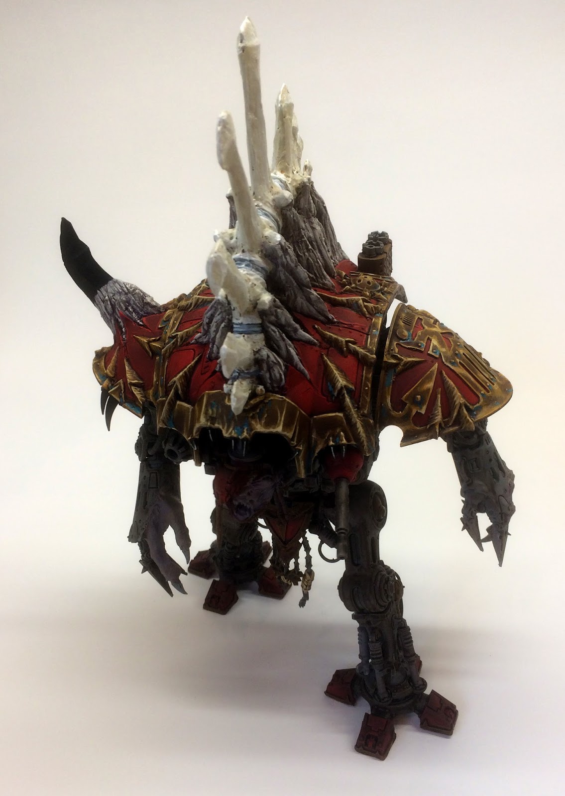Bluewarp studios: Daemon Knight of Khorne - Chaos Knight Conversion ...