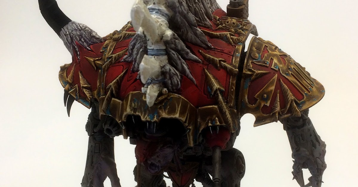 Bluewarp studios: Daemon Knight of Khorne - Chaos Knight Conversion ...