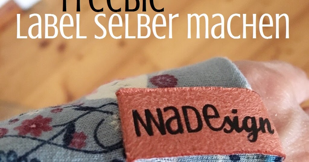 NNade: Freebie: Label selber machen