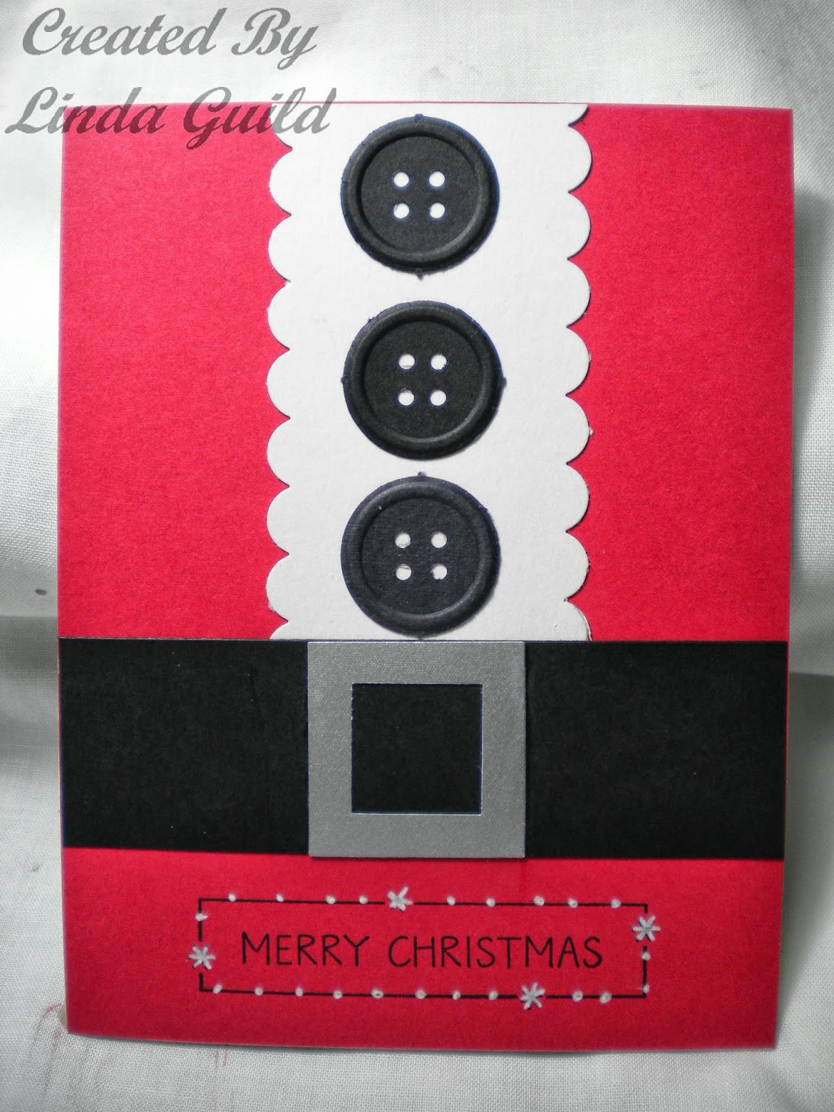 Nothin' Fancy: Santa Suit Card