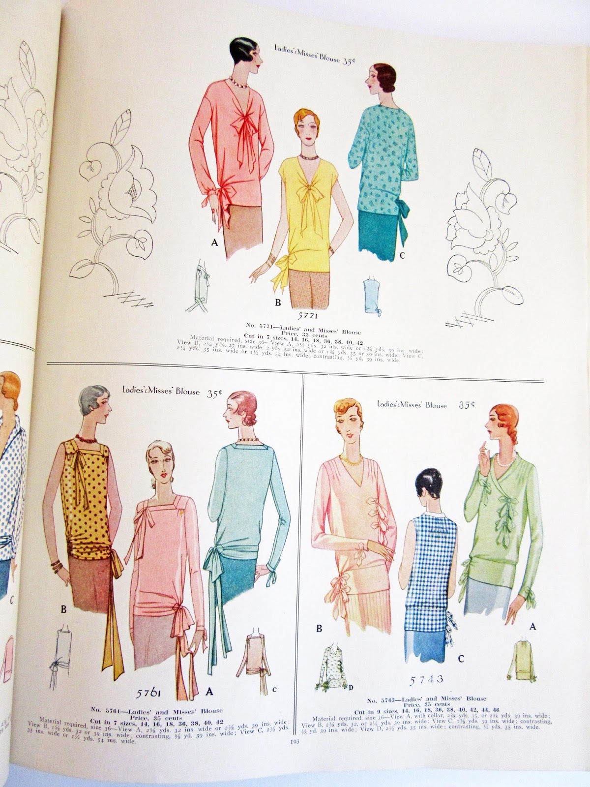 A Few Threads Loose: Some Catalog Love from McCall 1929...