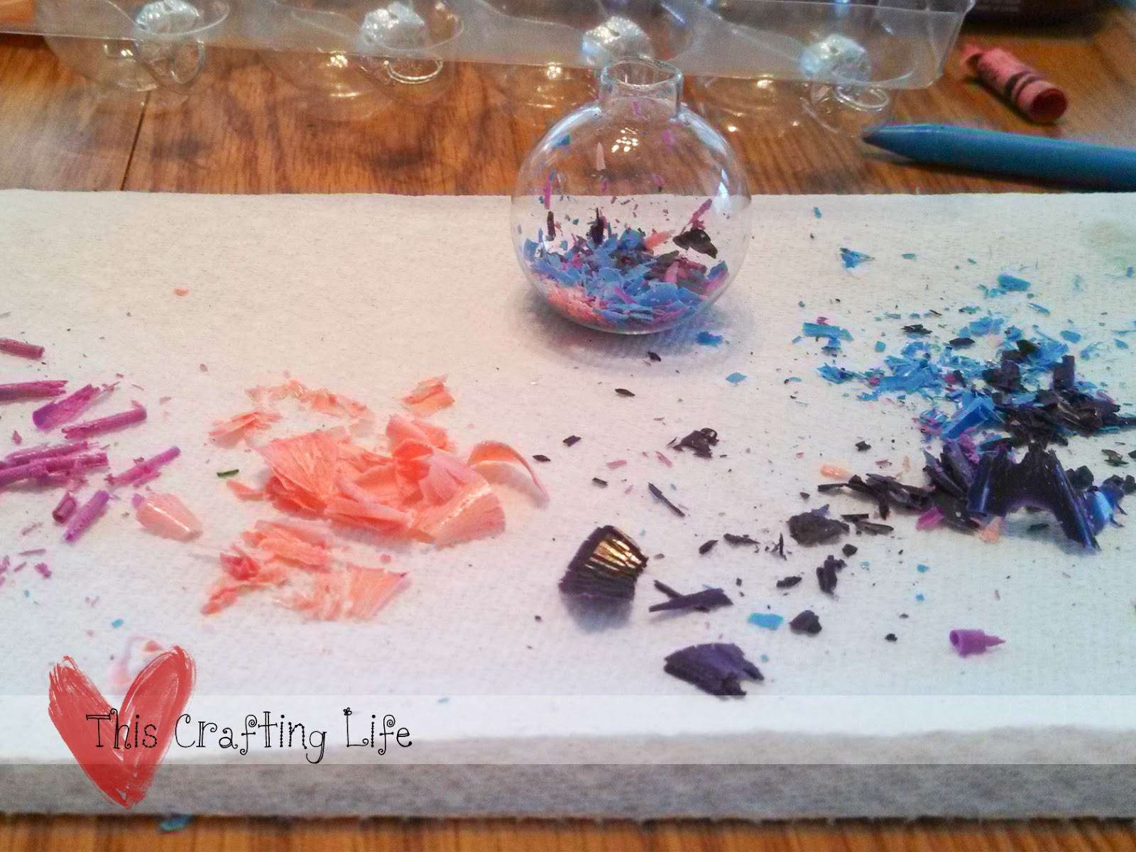 This Crafting Life: Christmas Wax Ornaments