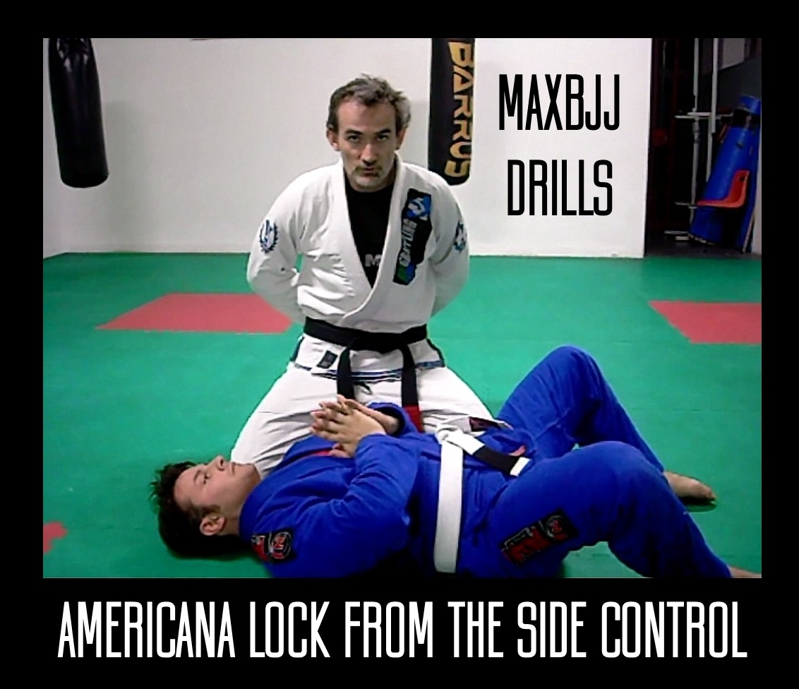 Bjj Drills - Americana lock from the side control ~ maxbjj
