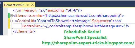 SharePoint Tips and Tricks: Step by step procedures to create a Delegate control using Visual ...