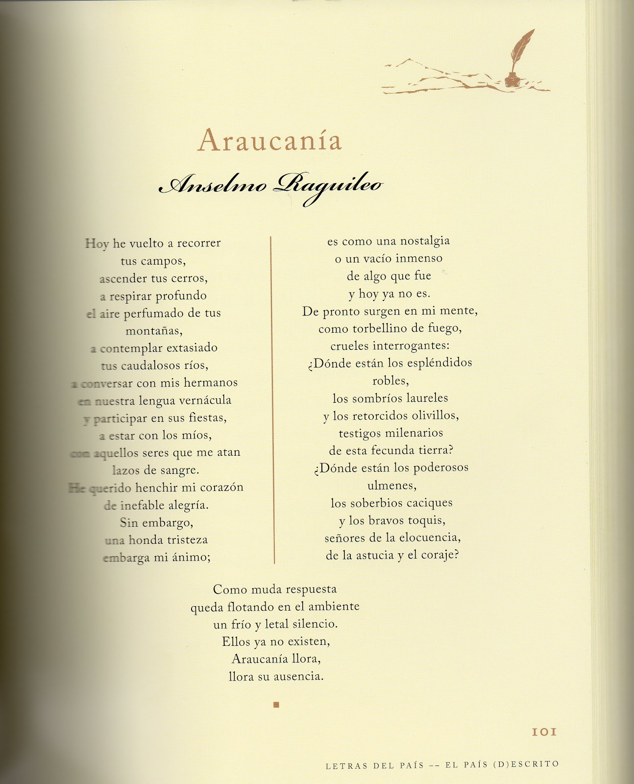 Poesía Mapuche: octubre 2012