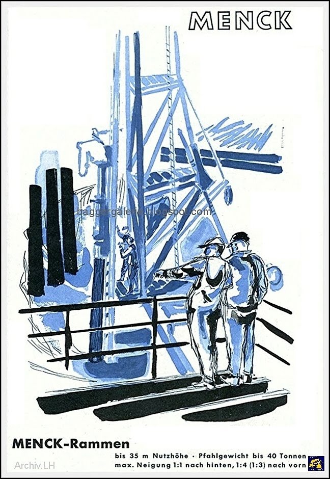 Baumaschinen Prospekte: Menck Ramme