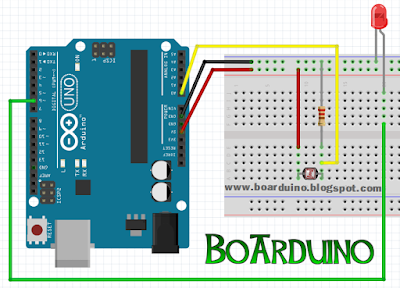 Cara membuat lampu otomatis dengan LDR dan LED di Arduino