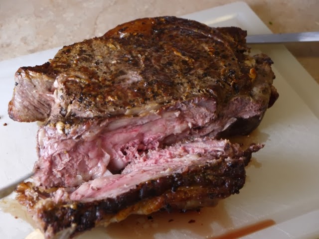 Clockwatching Tart: Small Prime Rib Roast for Two