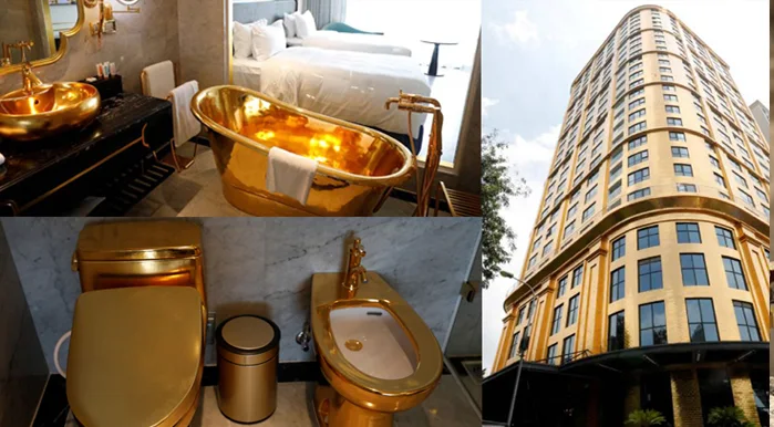 Inside World's First Hotel Made of Gold from Floor to Closet; How Much ...