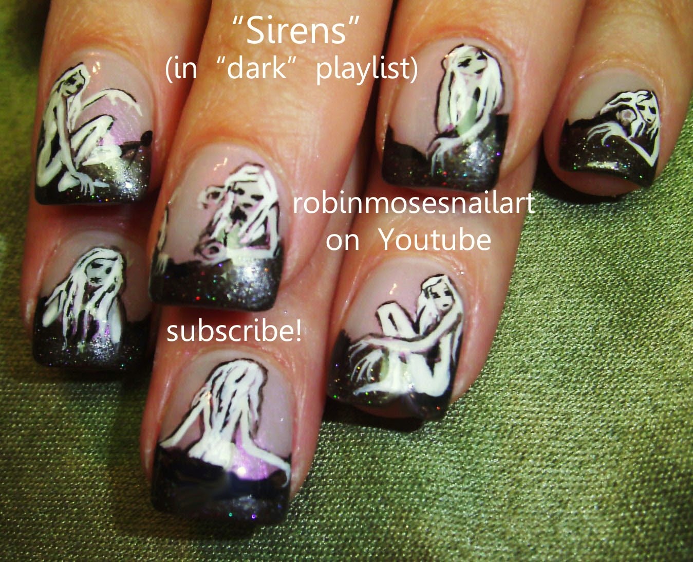 Nail Art by Robin Moses: "scary nails" "gore nails" "horror nails ...