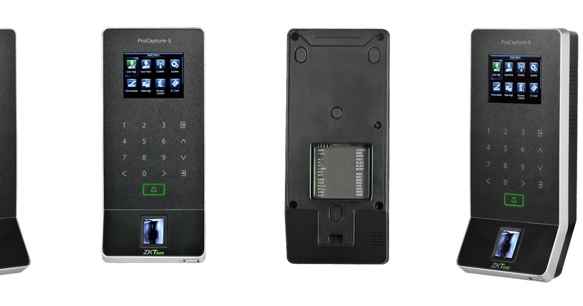 Pro Capture-X POE Fingerprint Access Control Terminal - Biometric Time ...