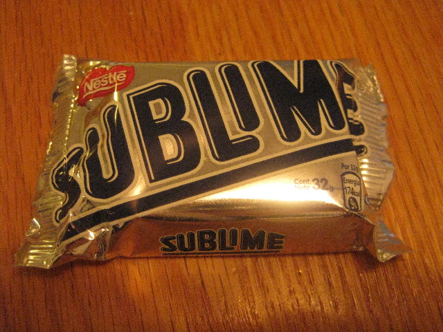 Filberts and Chocolate: Nestle Sublime