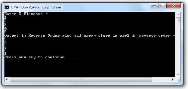 Take Input In An Array Of 5 Elements Copy Each Element Of Array Into An Another Array Of 5 