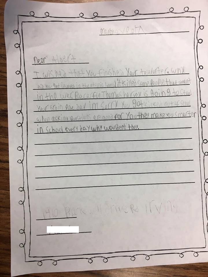 Ms.Brooks' Books: "Time Machine" Letters to the Past