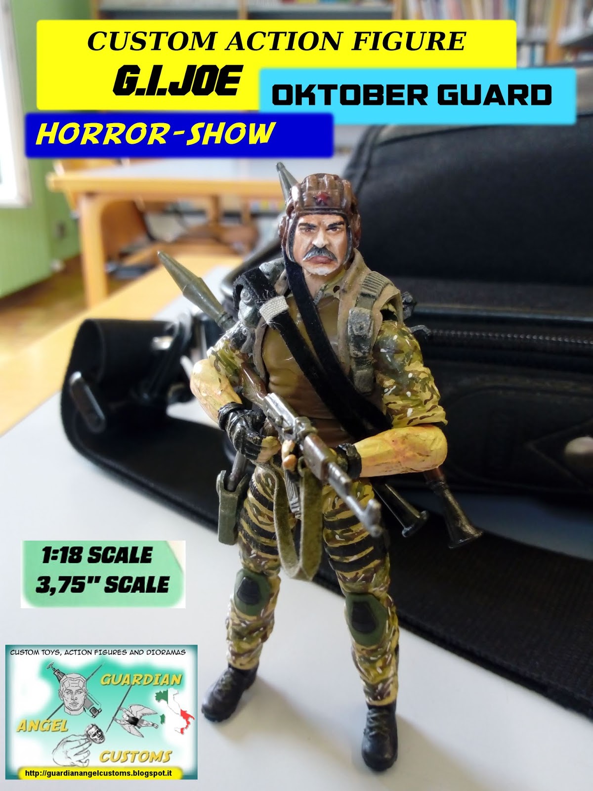 Custom action figure g.i. Joe oktober guard "horroshow" mk2 - HissTank.com
